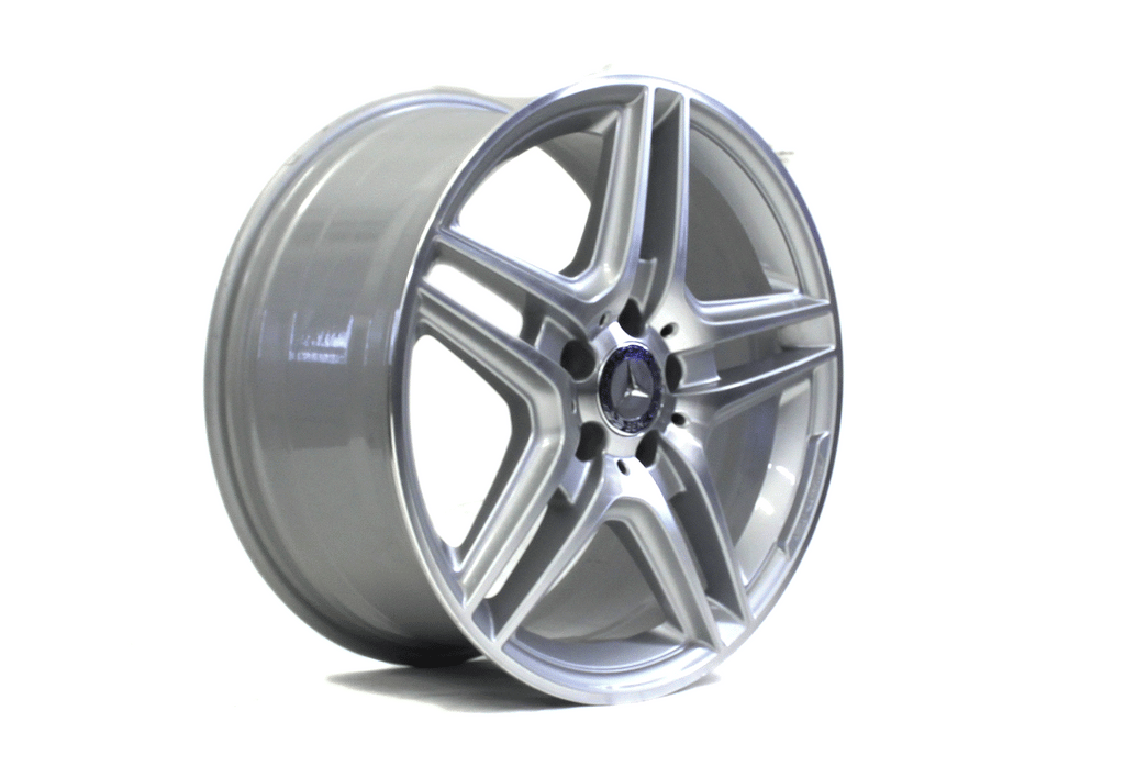 18" Wheel Mercedes Benz AMG E350 E550 E300 E400 Machined Silver OEM 85 – San Fernando Tires and ...