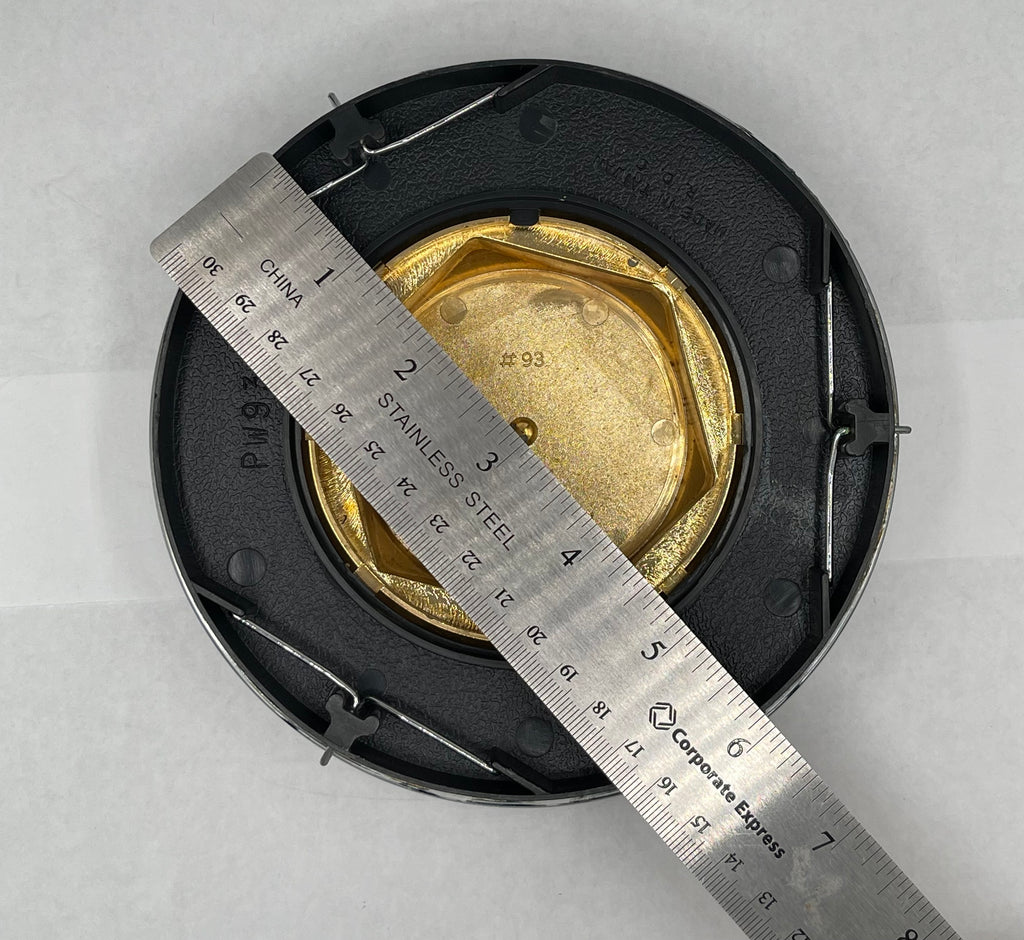 PRIME WHEEL CHROME CENTER CAP GOLD HEX NUT # 93 NEW – San Fernando ...
