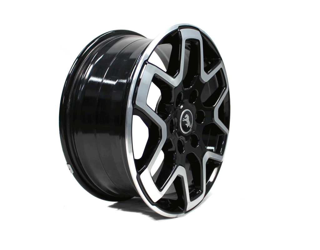 Ford Bronco 18" Wheel Original Factory OEM 95213 Machined Black 2021-2 ...