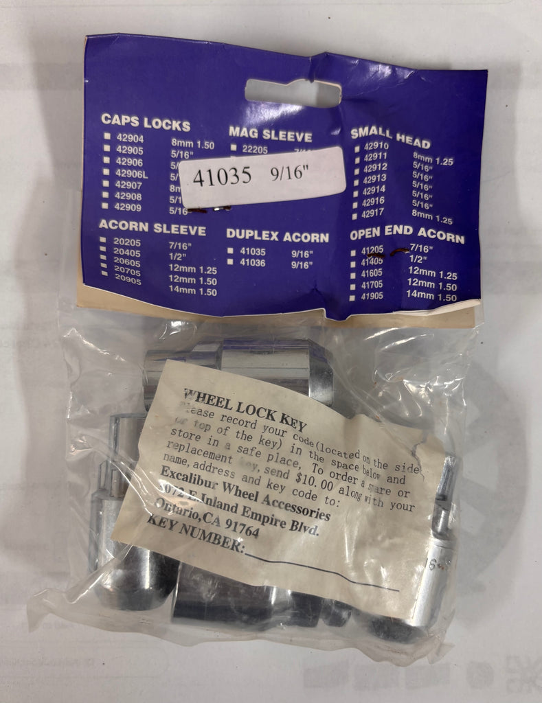 Wheel Locks Duplex Acorn 9/16-18 by Prime Wheels – San Fernando Tires ...