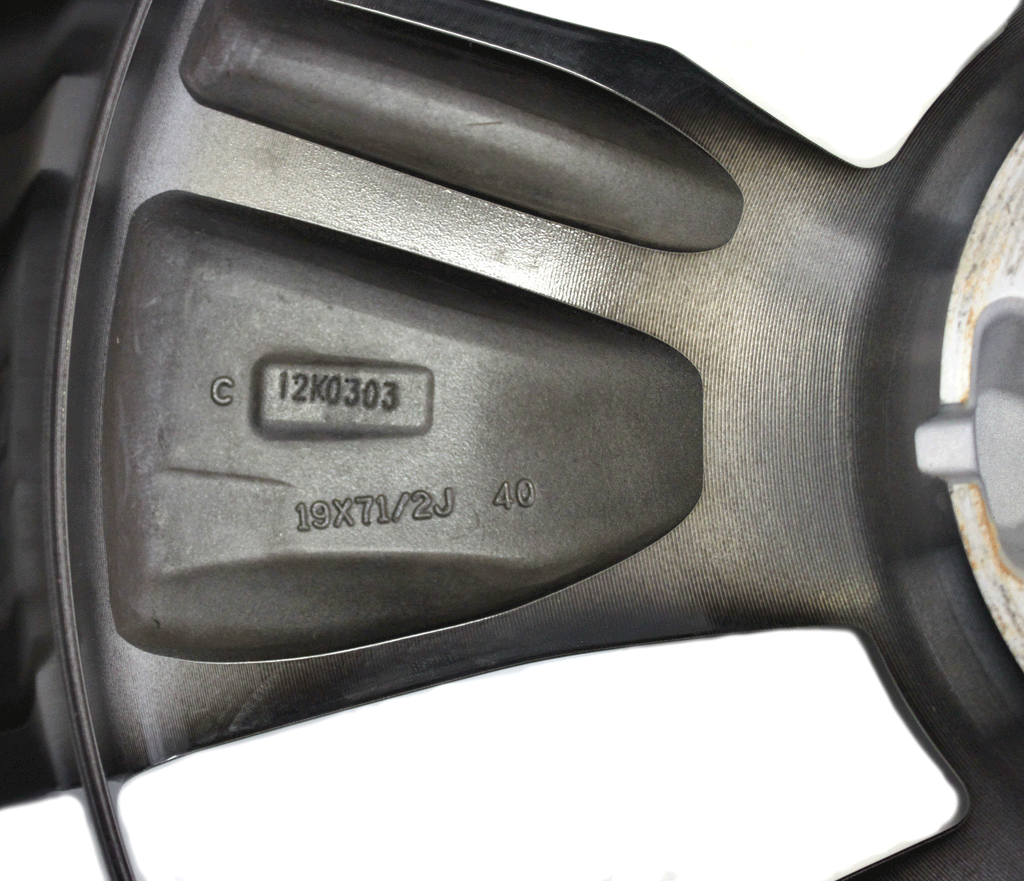 19" Wheel Nissan Rogue 2021 2022 2023 Factory OEM 62829 Machined Black ...