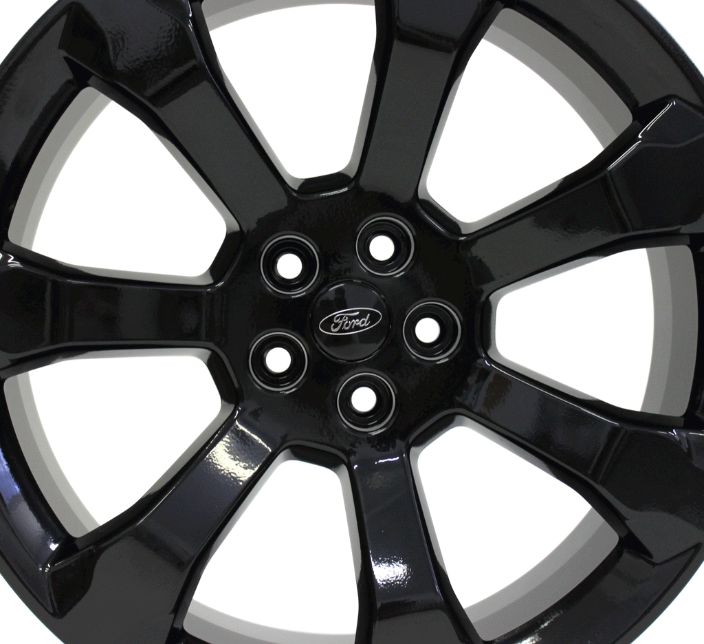 21" Wheels Ford Explorer Black Factory OEM 10271 Set of 4 2020-2023 ...