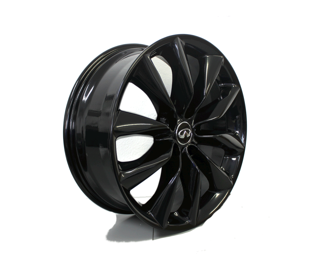 19" Infiniti Q50 M35 Factory OEM 73808 Black Wheels Set 4 2019-2023 ...