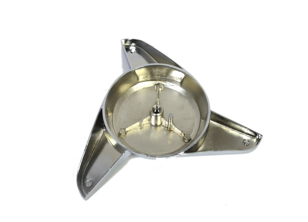 3 BAR CHROME SPINNER LA WIRE WHEEL CENTER CAP BOLT NEW – San Fernando ...