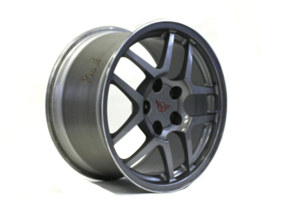 17" Wheel Front Corvette C5 Z06 2001-2004 Gunmetal Factory OEM 9593803 ...