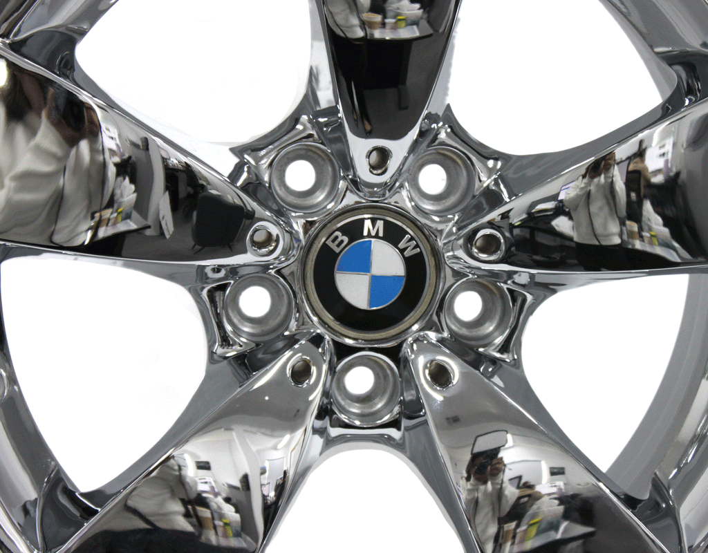 17" BMW 525i 528i 530i 535i Chrome Factory OEM 59471 Rims 2004-2010 Se ...