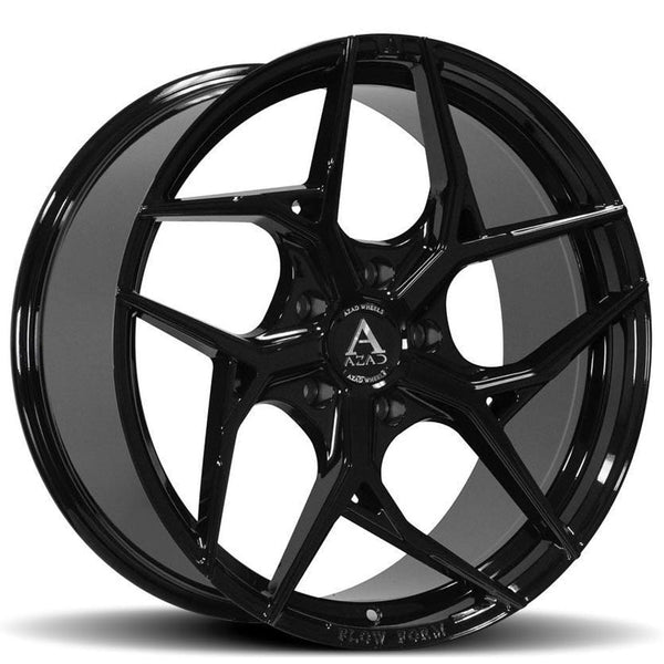 20" Azad AZFF01 Gloss Black 20x10 – San Fernando Tires and Wheels