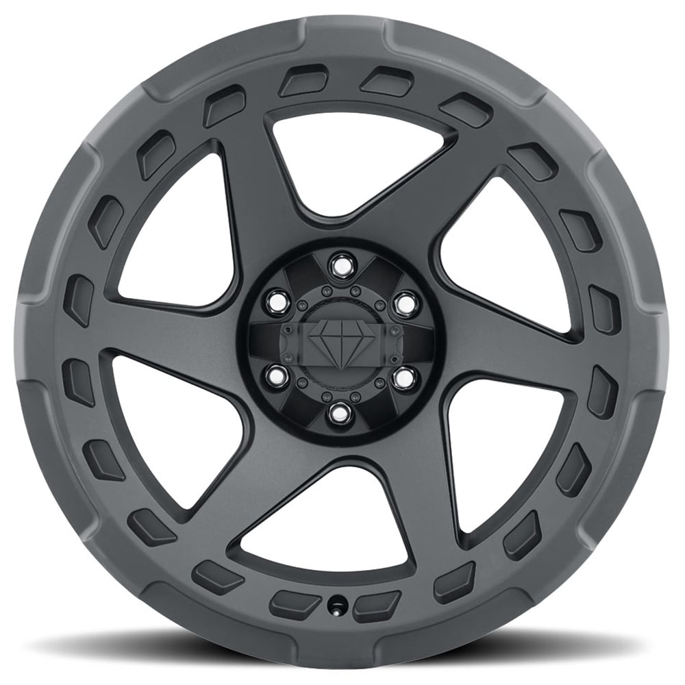 18x9 Blaque Diamond BD-O728 Matte Textured Black Off-Road Rims – San ...