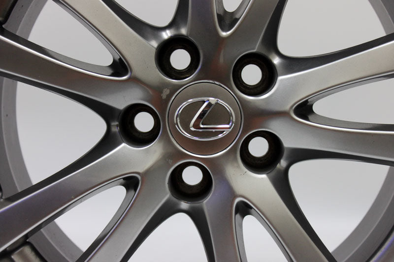 18" LEXUS IS250 IS350 2006 2007 2008 REAR WHEEL OEM 74214 HYPER SILVER ...