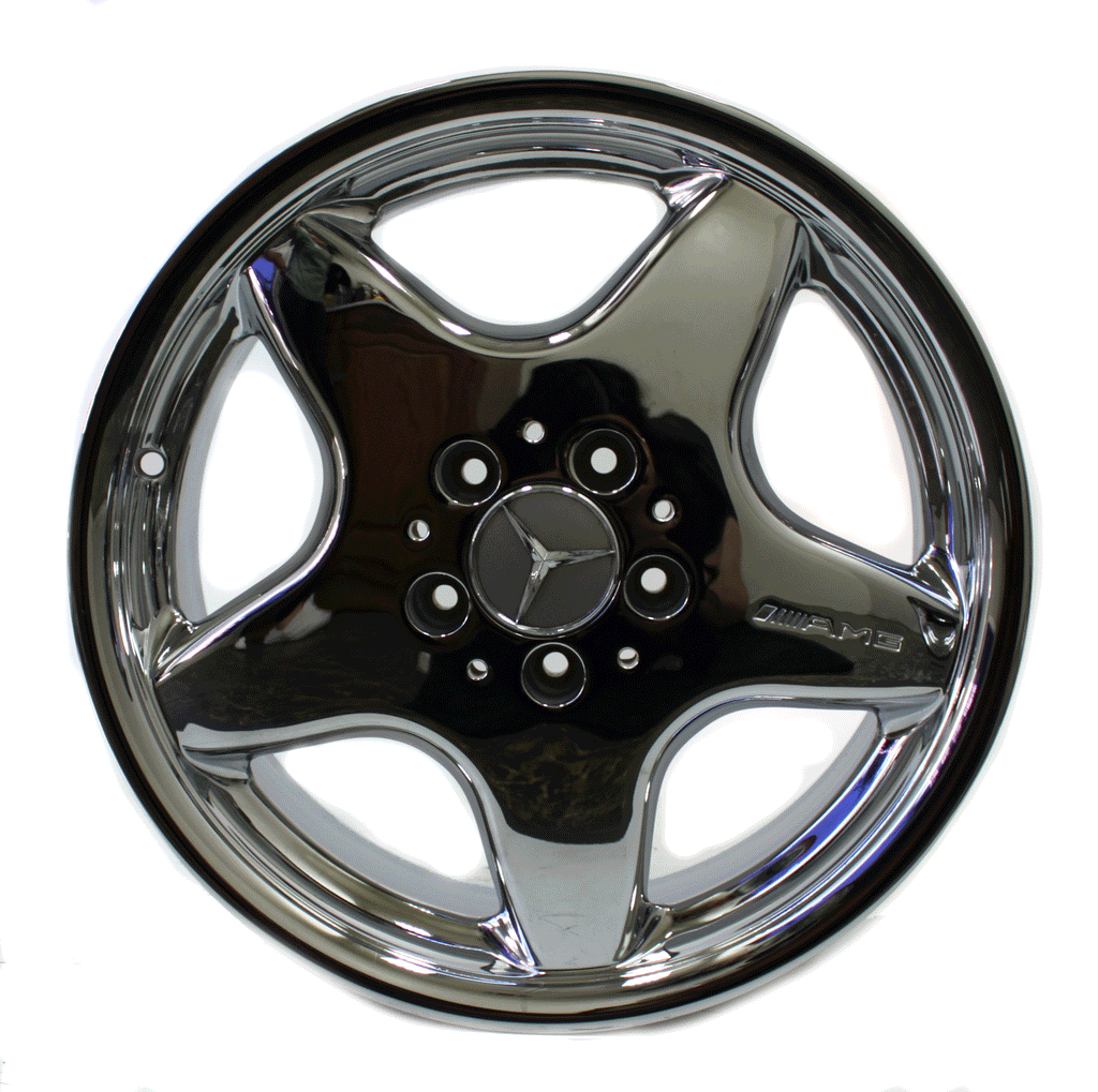 17" Rear Wheel Mercedes AMG C43 CLK320 CLK430 99 00 01 02 03 Chrome OE ...