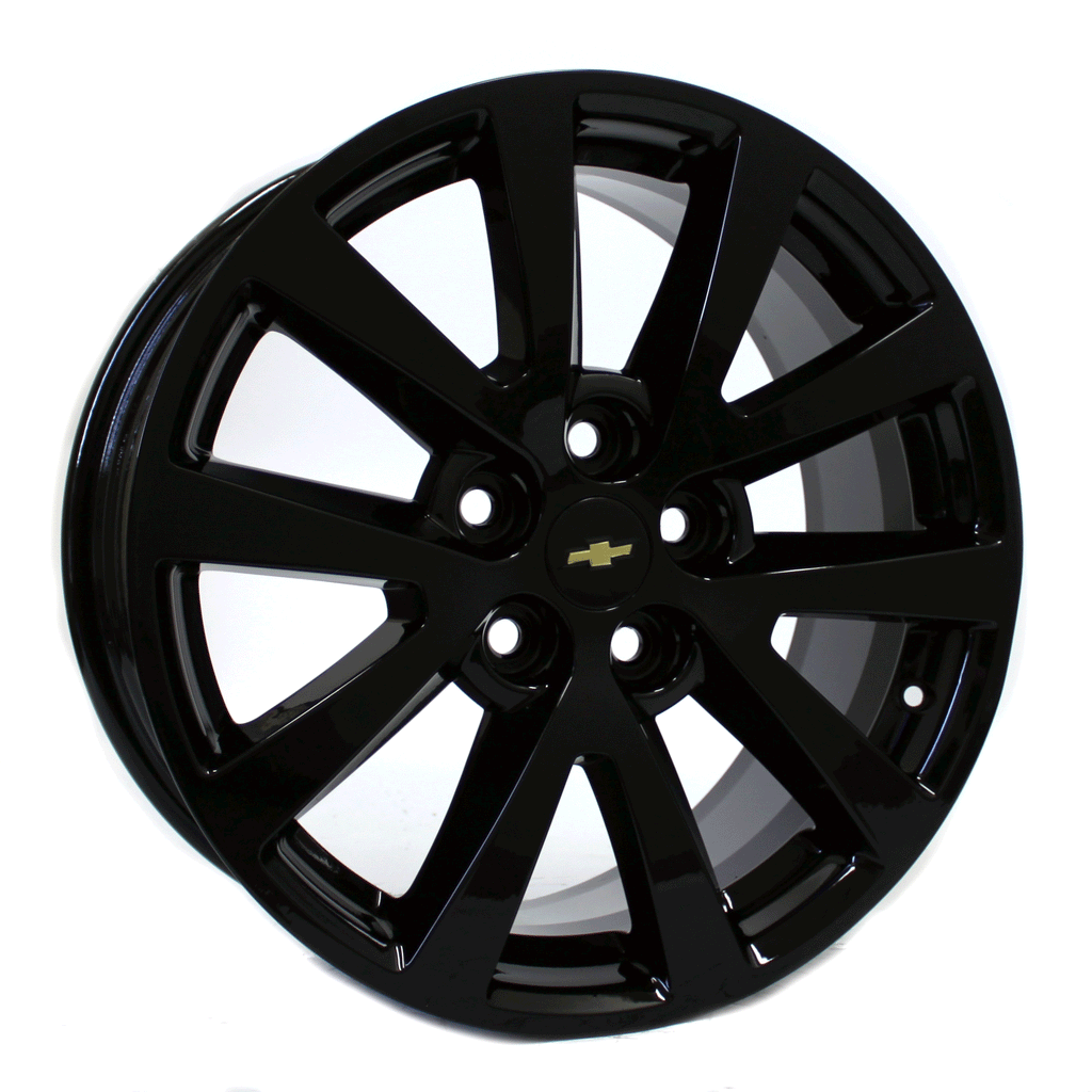 18" Wheels Chevy Malibu 2013 2014 2015 2016 Factory OEM 5561 gloss bla ...