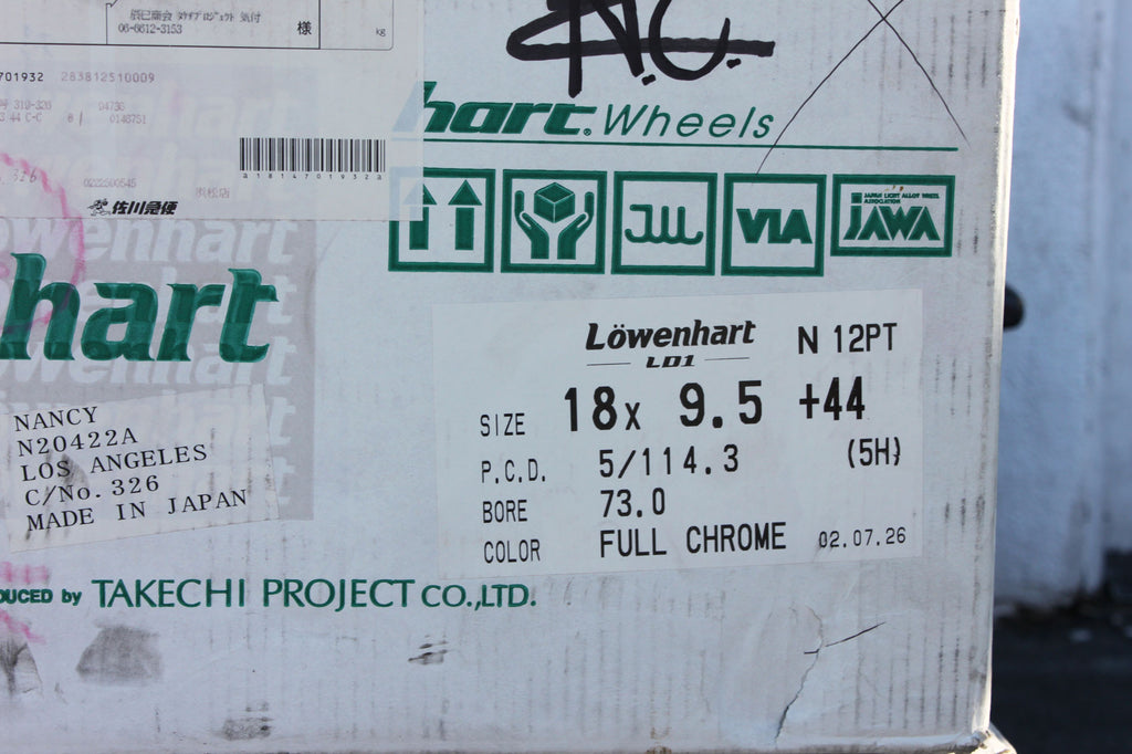 18" LOWENHART LD1 CHROME WHEEL BRAND NEW IN BOX 18X9.5 – San Fernando ...