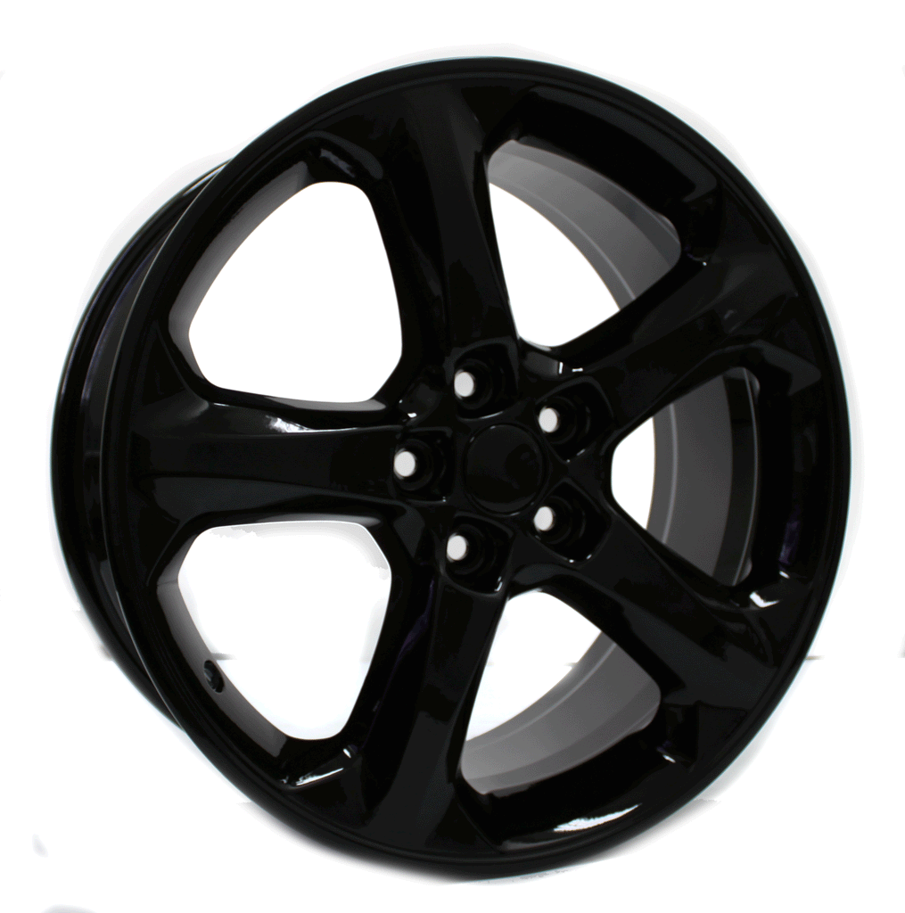 18" Ford Fusion Wheels Gloss Black OEM 3959 2013 2014 2015 2016 2017 2 ...