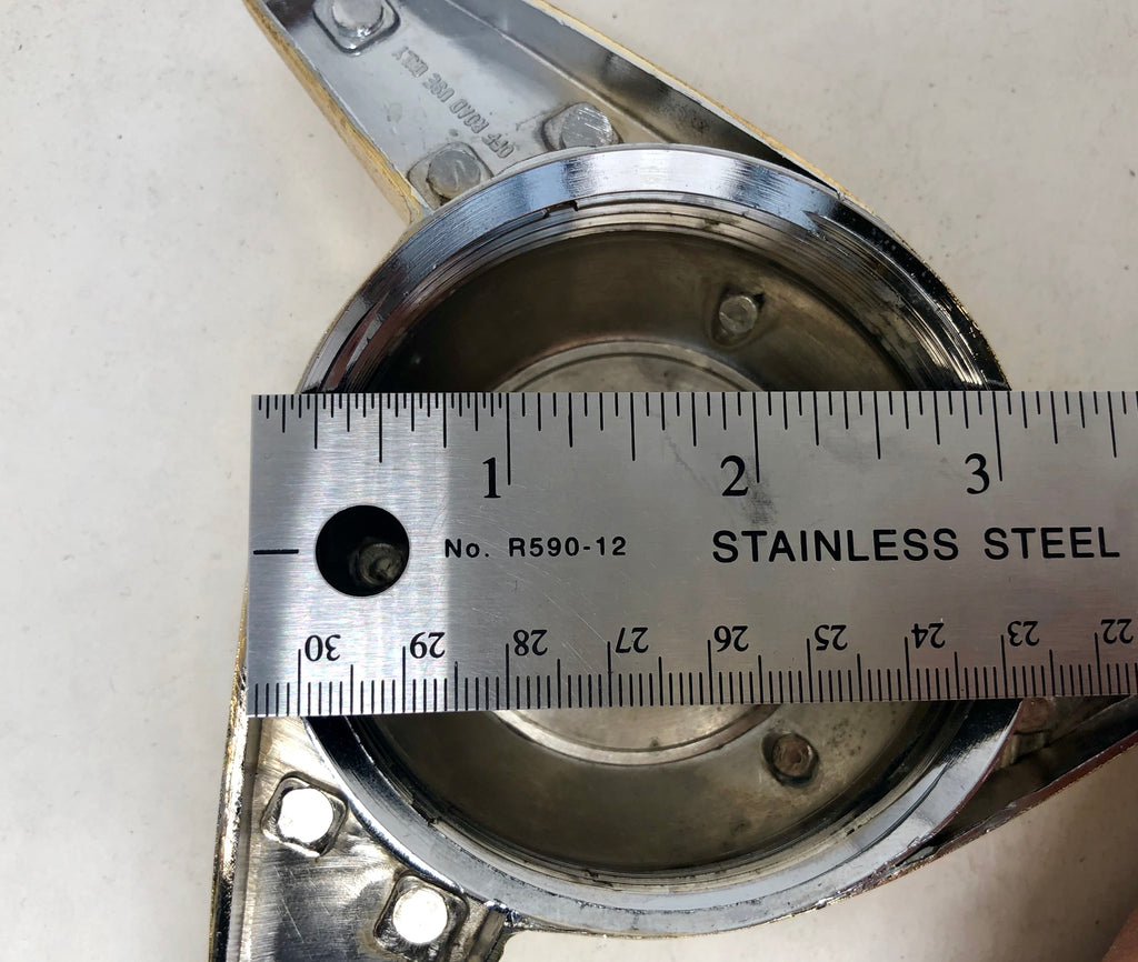 3 BAR SWEPT GOLD SPINNER WIRE WHEEL THREADED METAL – San Fernando Tires ...