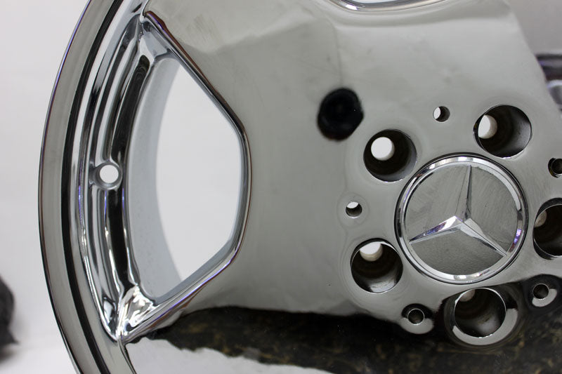 18" WHEEL MERCEDES BENZ AMG S420 S500 S600 CL55 CL500 CHROME OEM WHEEL ...