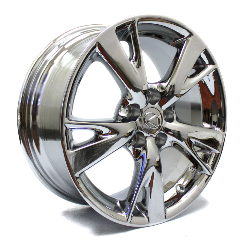 18" LEXUS IS250 IS350 CHROME FRONT WHEEL OEM 74218 – San Fernando Tires ...