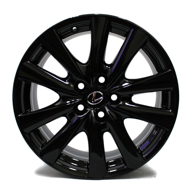 18" LEXUS GS350 ES350 GS450 GS200 2013 2014 2015 WHEELS OEM 74269 BLAC ...
