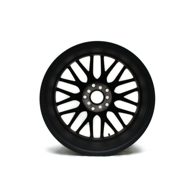 18" TENZO WHEEL TYPE-M MATTE BLACK RED GROOVE BLOCK MESH 18X8 – San ...